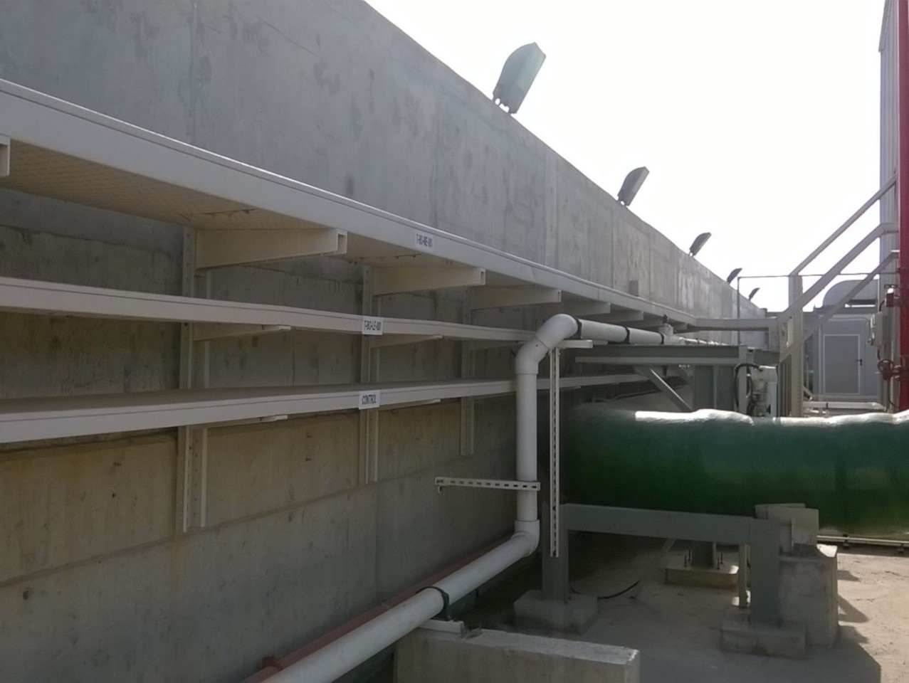 Unex non-metallic cable trays, ladders and trunkings