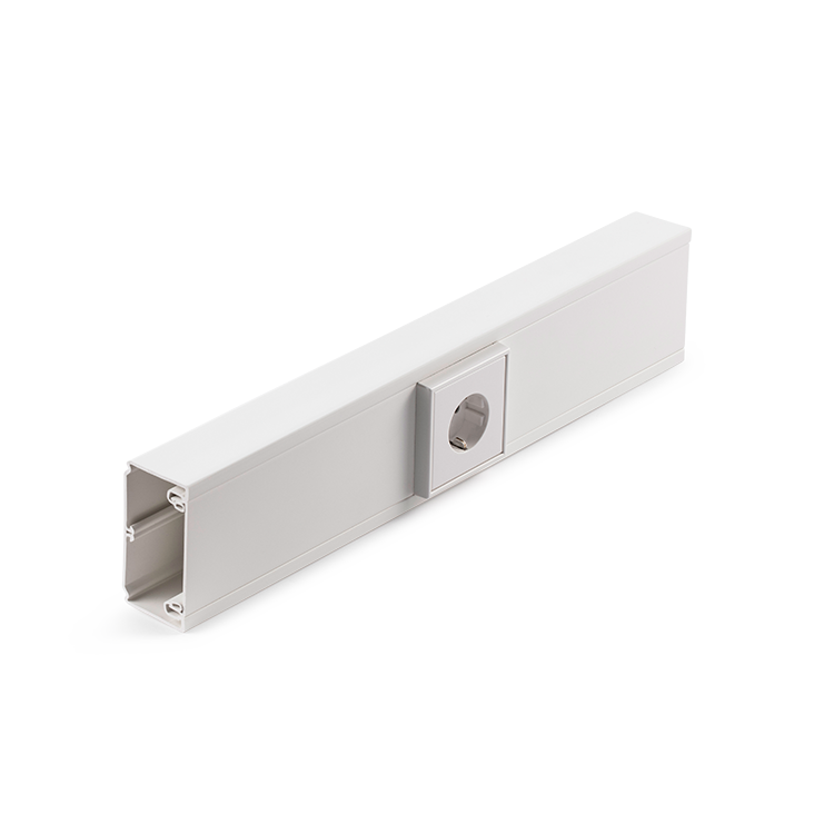 Trunkings 93 in U48X halogen free colour white